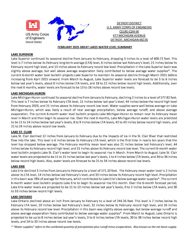 Detroit District Water Management